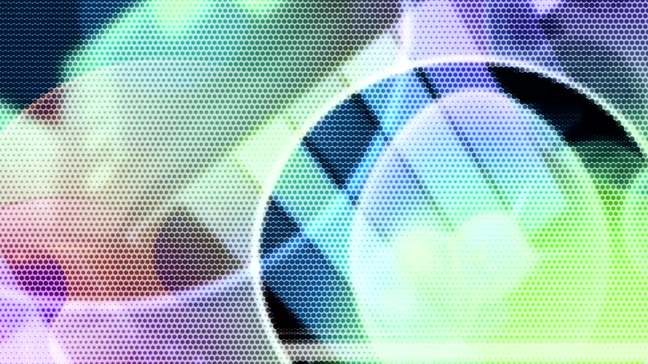 Computer Generated Animated Moving Motion Background Showing Scientific ...