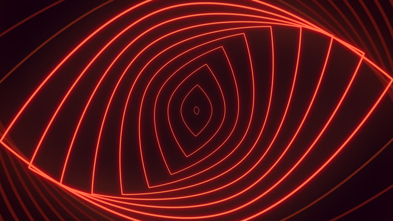 Pulse Trace Neon Red Lines In Vertigo On Black Gradient Free Stock Video Footage Download Clips