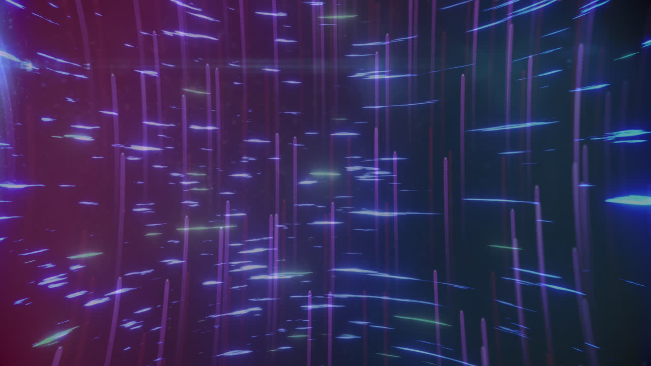 Animation Of Light Trails Over Light Trails Free Stock Video Footage ...