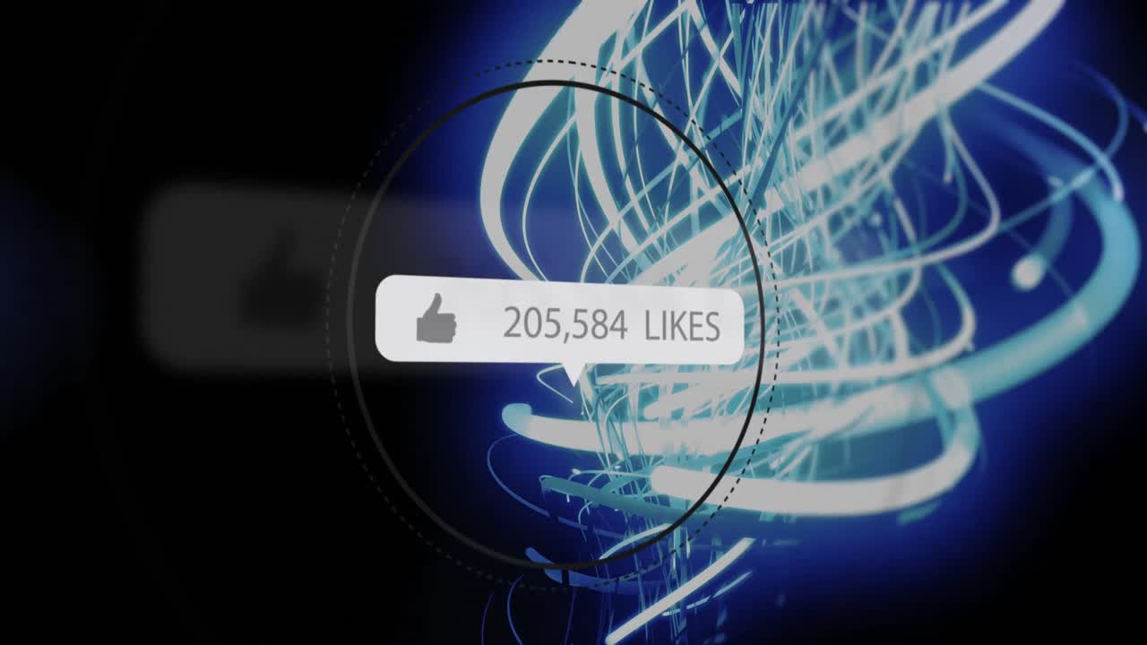 Premium stock video - Animation of subscribe and increasing numbers on ...