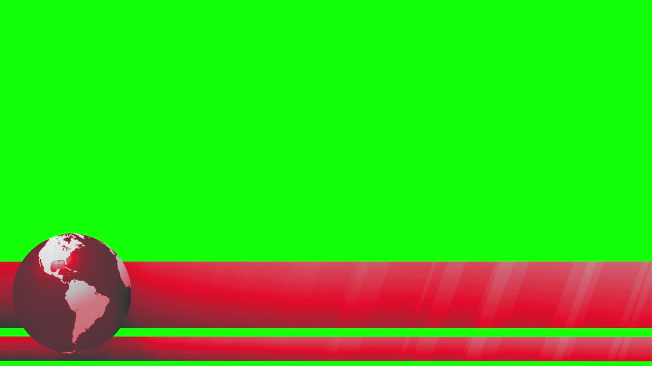 World News Lower Third Rotating Spinning Newsroom Title 3rd Chyron L3rd ...