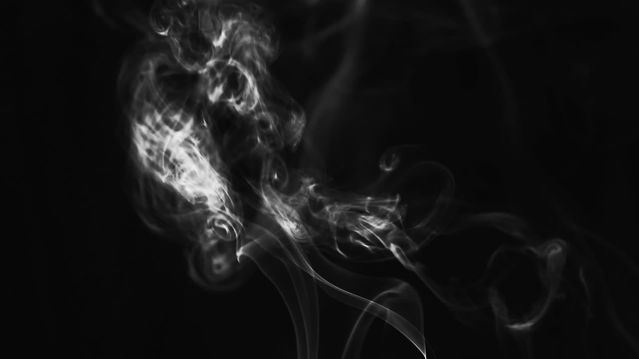 Premium stock video - Realistic cloud smoke with streamline pattern