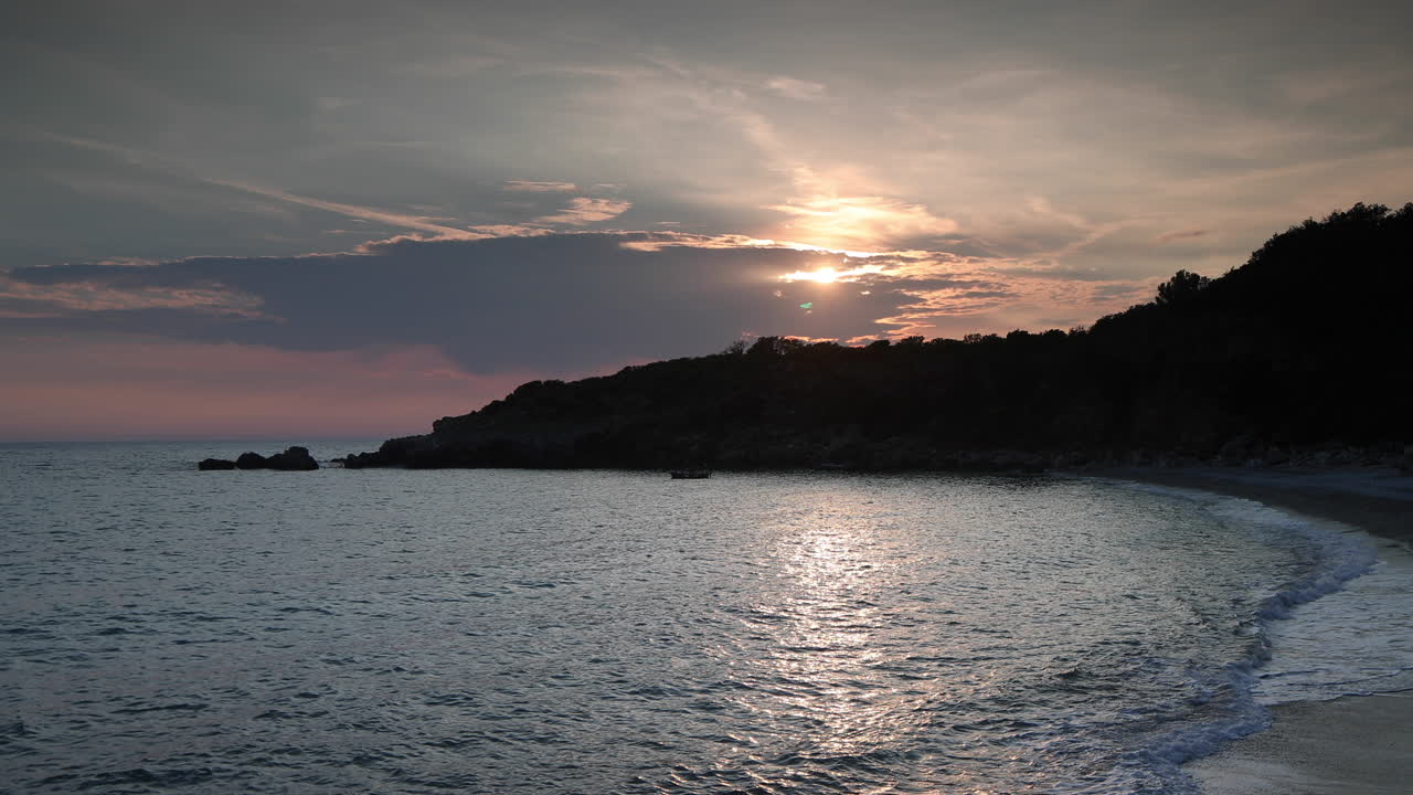 Premium stock video - Croatia sunset 4k 00