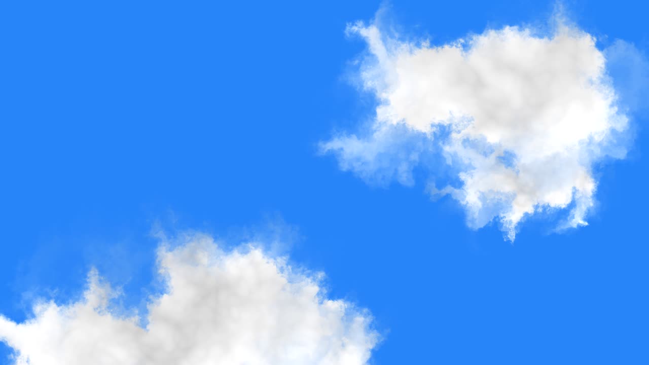 Nuvens a mover-se no céu azul. tempo lapso. resolução 4k. | Vídeo stock ...