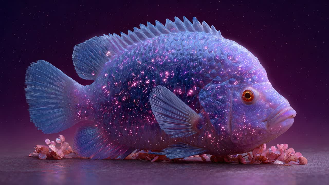 A Stunning Cosmic Fish: This Artistic Representation Showcases a ...
