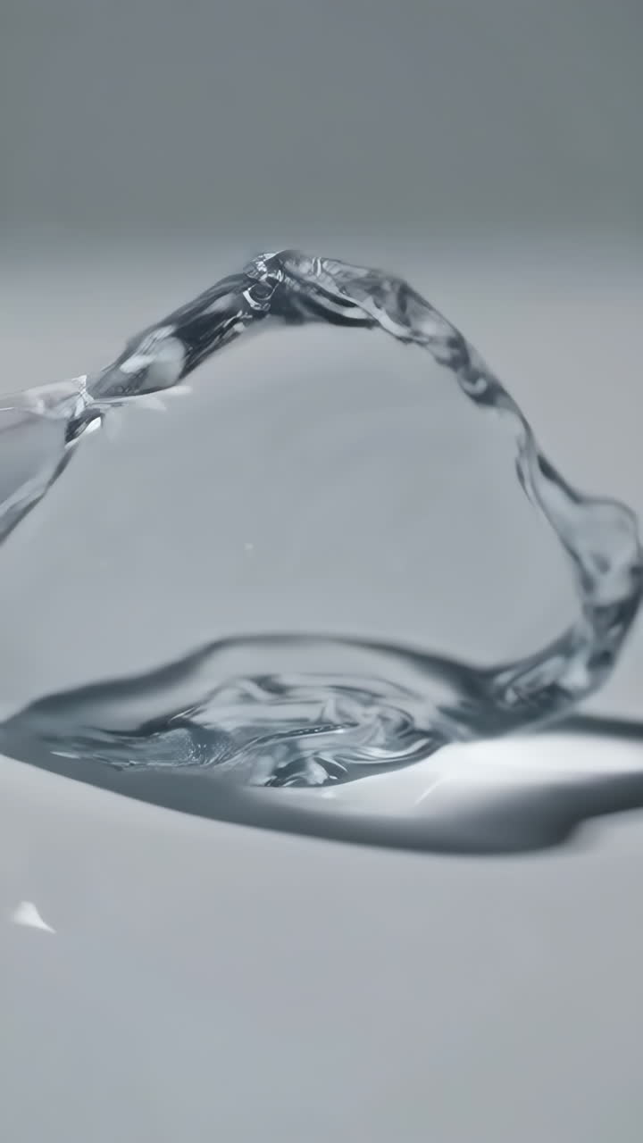 Clear Liquid Object | Premium Stock Video Footage