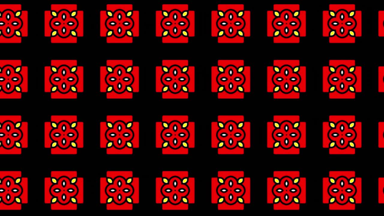 Beautiful Abstract Background Animation With Colorful Seamless Tile ...