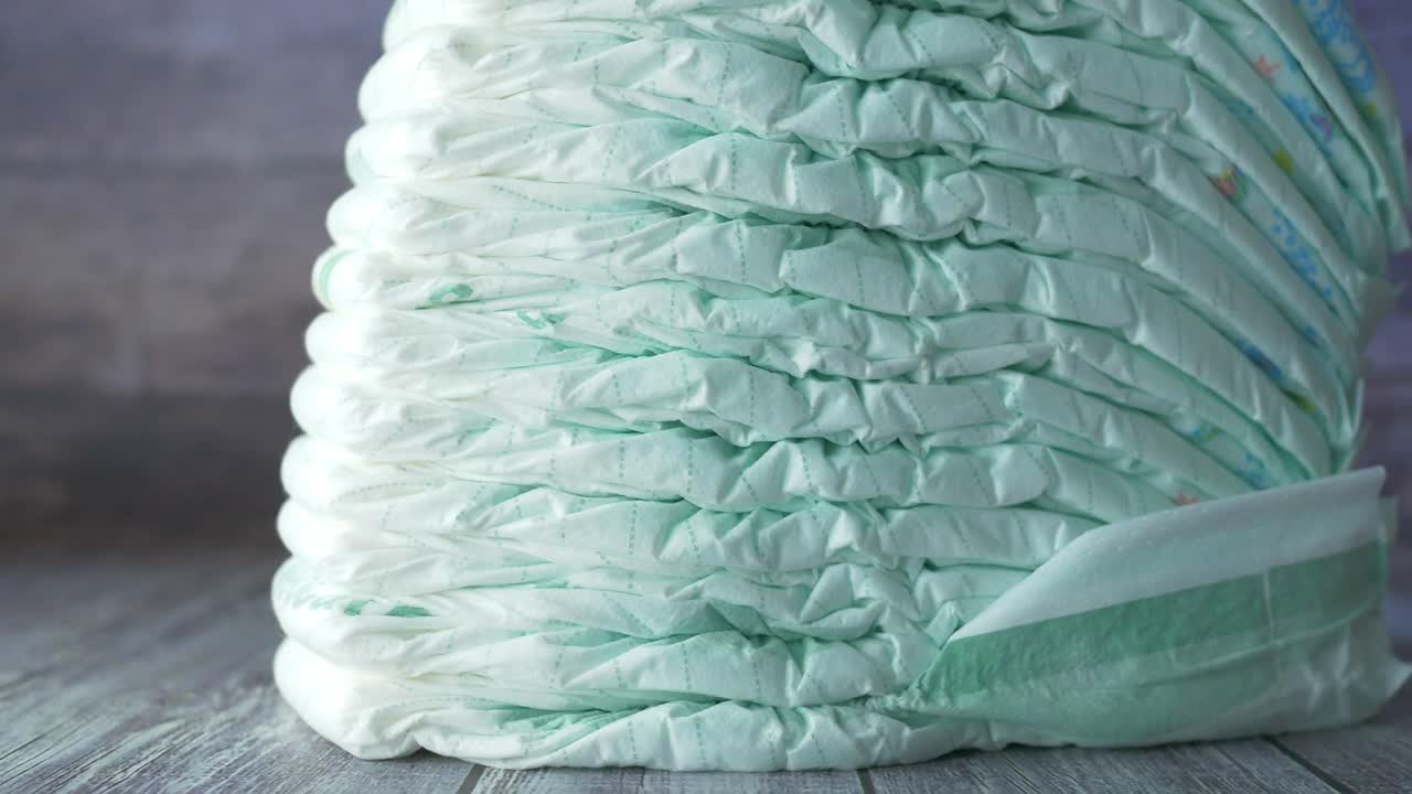 stack of baby diapers | freepik