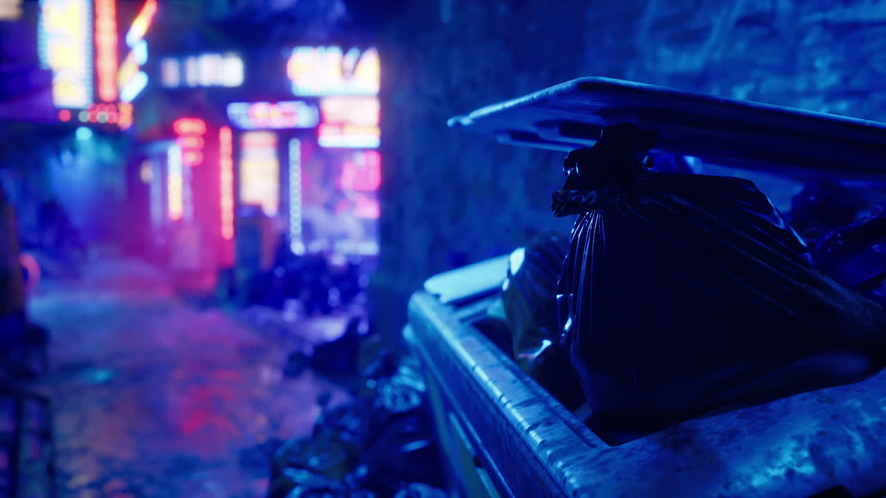 dark and gritty night city alley | freepik