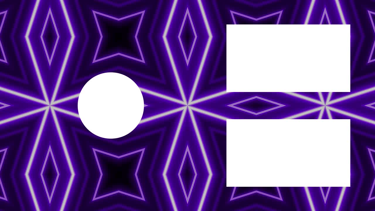 Neon sign pattern end card ending screen motion graphics | Premium ...