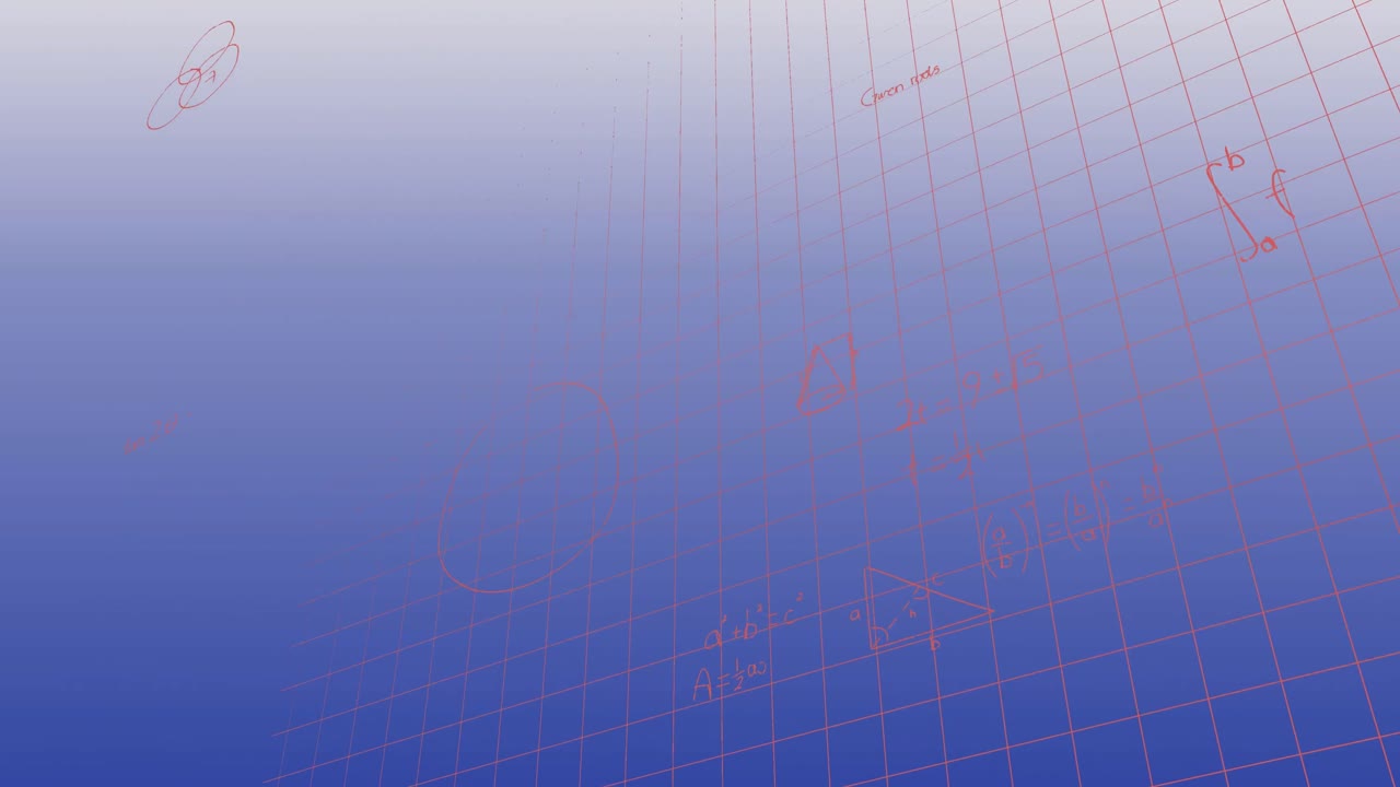 Premium stock video - Animation of mathematical equations and diagrams ...