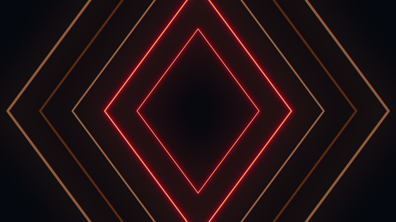 Vibrant neon light diamond pattern on dark background Premium Stock ...