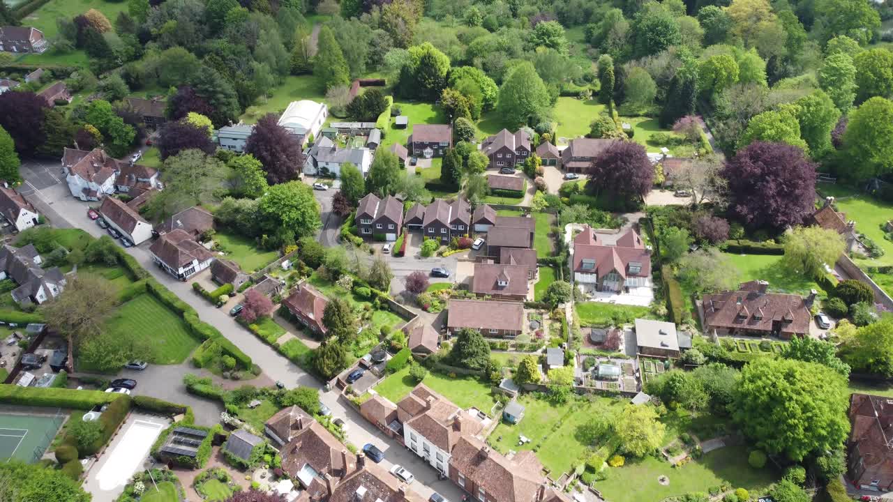 Premium stock video - A village in kent called chilham