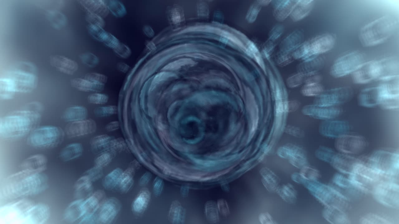 Premium stock video - Atomic nucleus bubble simulation with animated ...