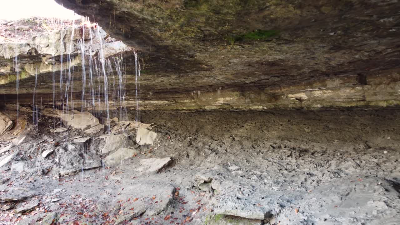 Walk Under The Waterfall, Mystery Falls, Ausable River Valley, Ontario ...