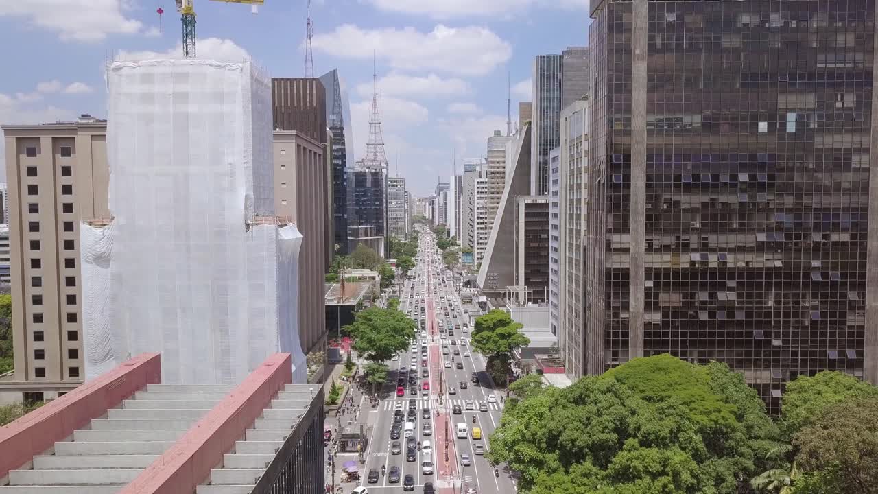 Premium stock video - Sao paulo's busy business city center with ...