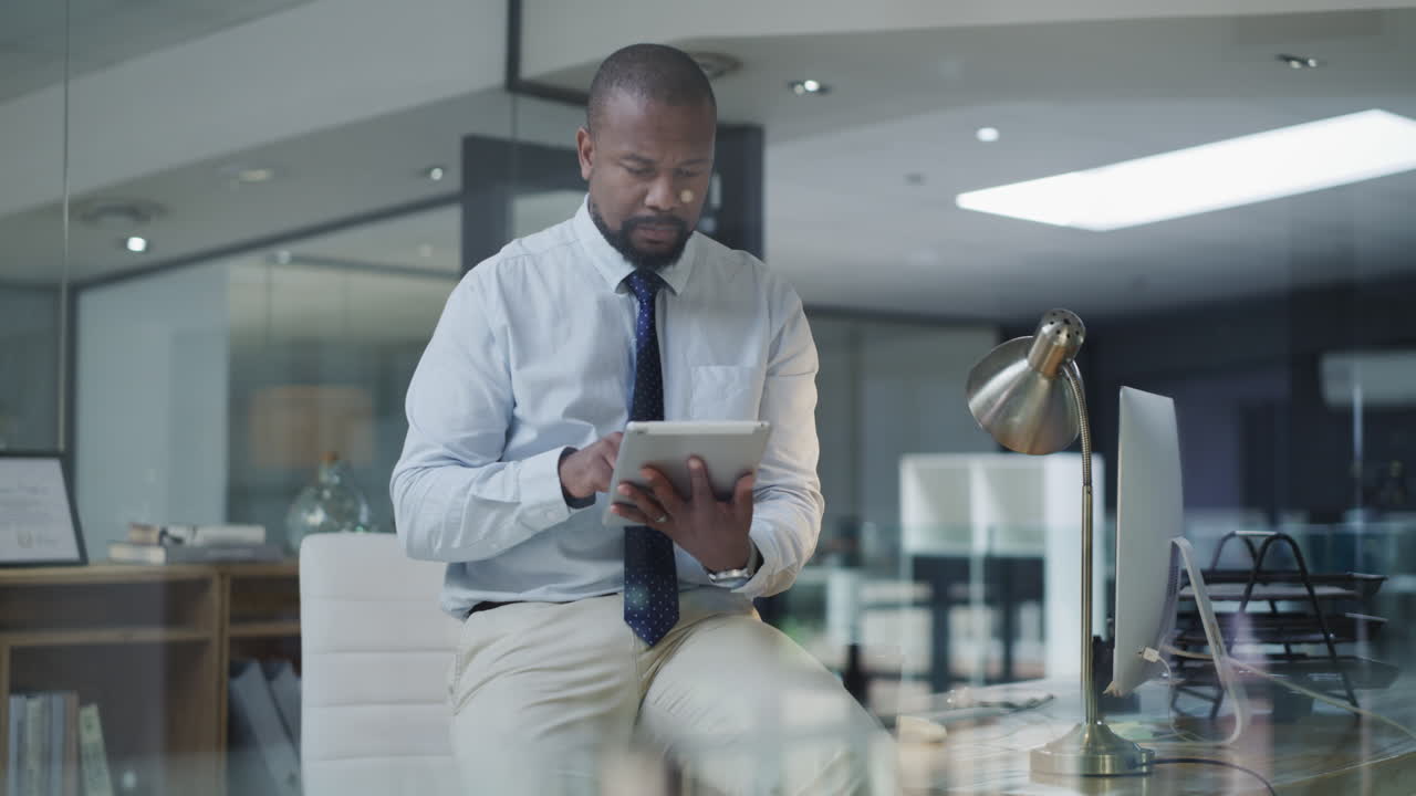 Whatever the task, digital tech will handle it Premium Stock Video Footage