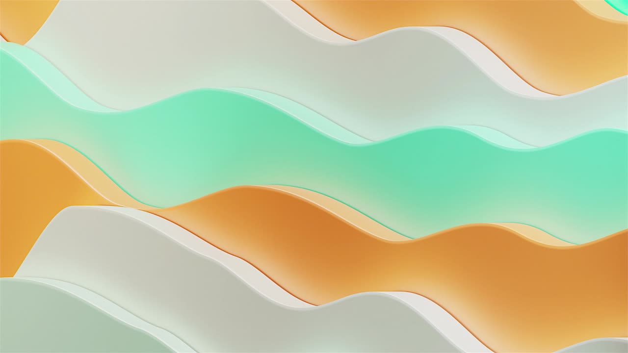 Premium stock video - Animation of colorful background with a wavy pattern