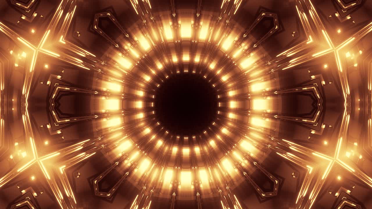 Premium stock video - Animation of yellow color shapes and patterns ...