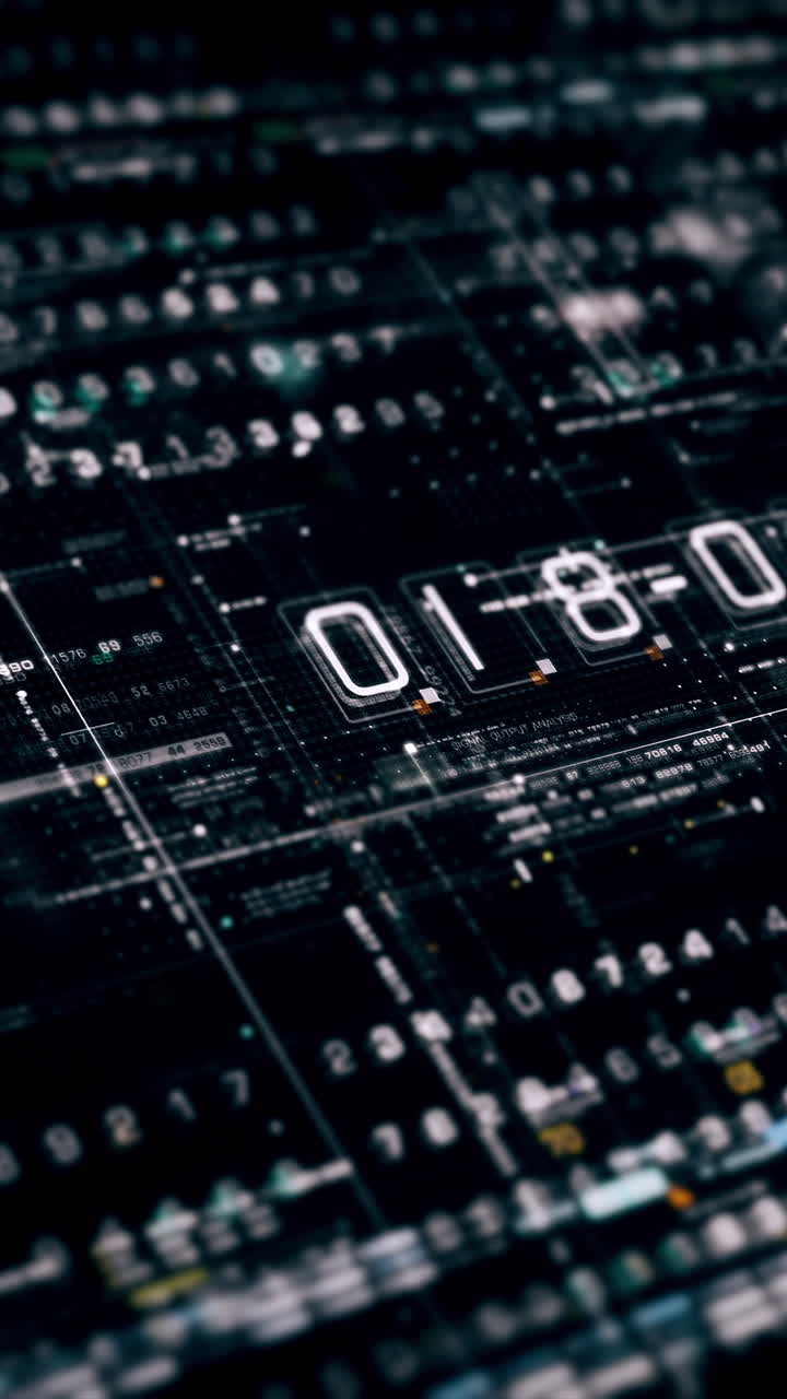 Premium stock video - Futuristic metaverse hi-tech digital data ...