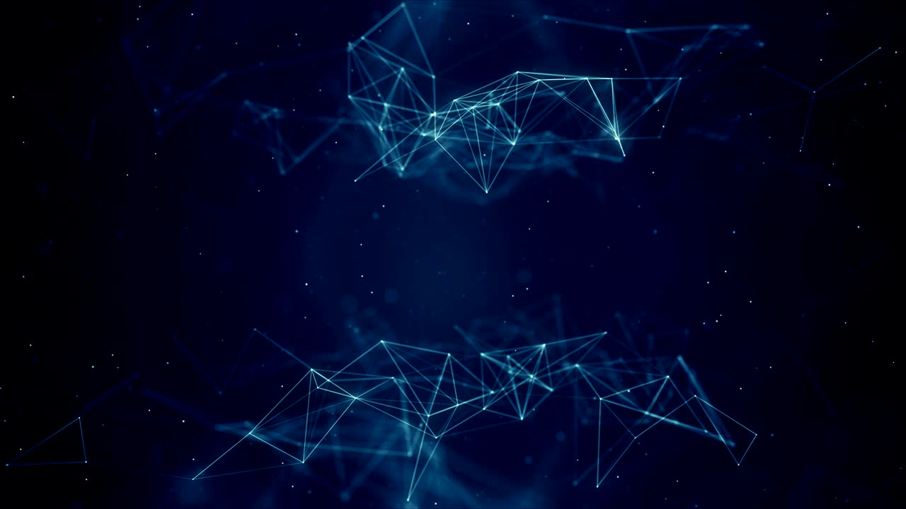 plexus abstract network titles technology science background loop | freepik