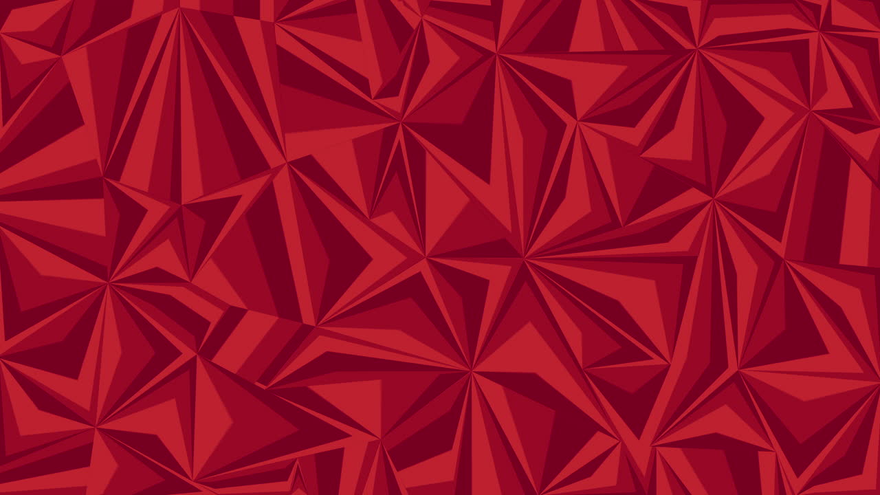 Ruby red abstract geometric shapes looping background animation Premium ...