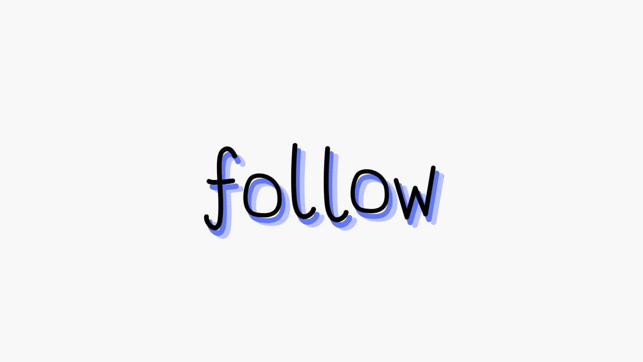 Premium stock video - Animation of word follow flickering and changing ...