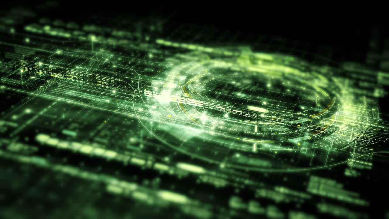 Advanced Data Matrix Simulation UI With Cutting-edge Digital ...