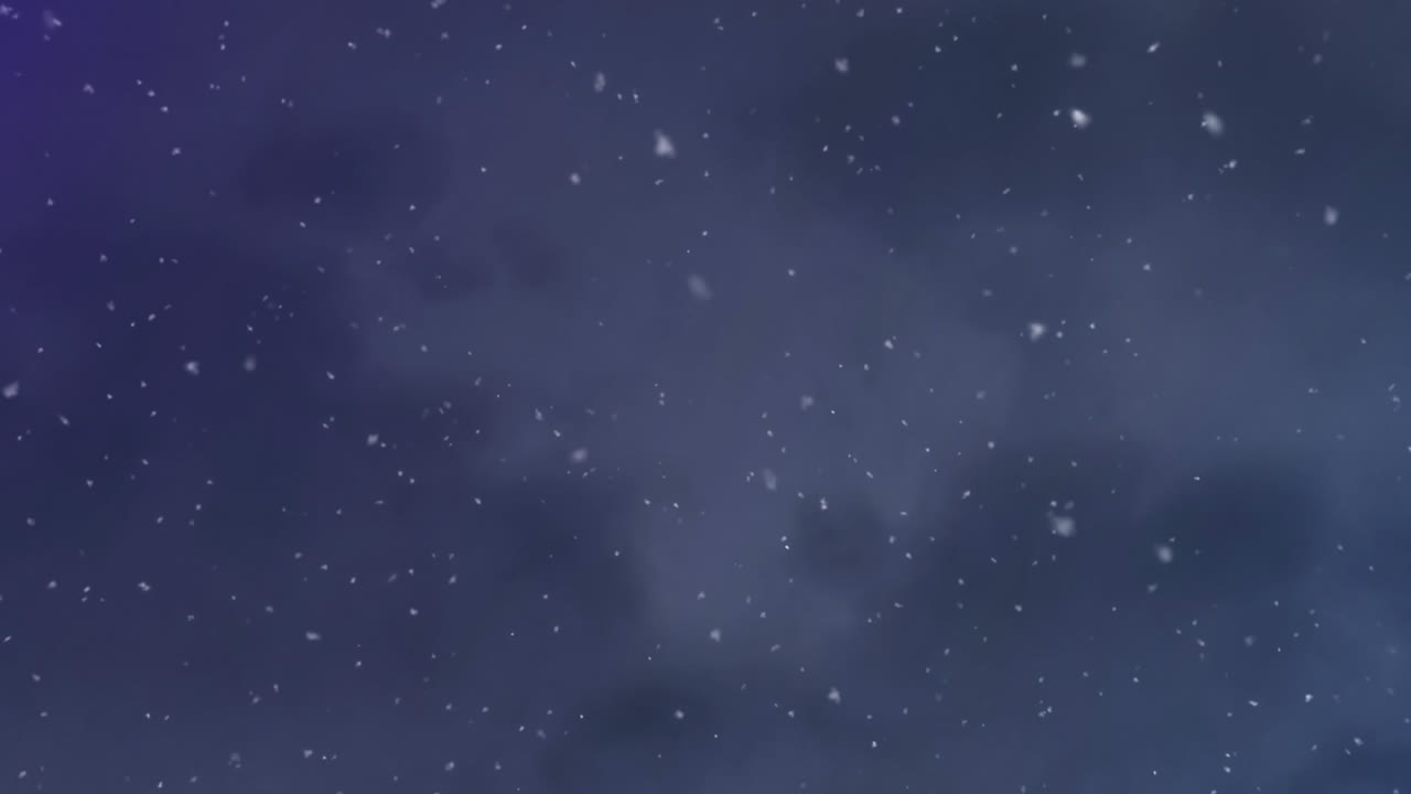 Digital Animation Of White Particles Falling Against Textured Grey ...