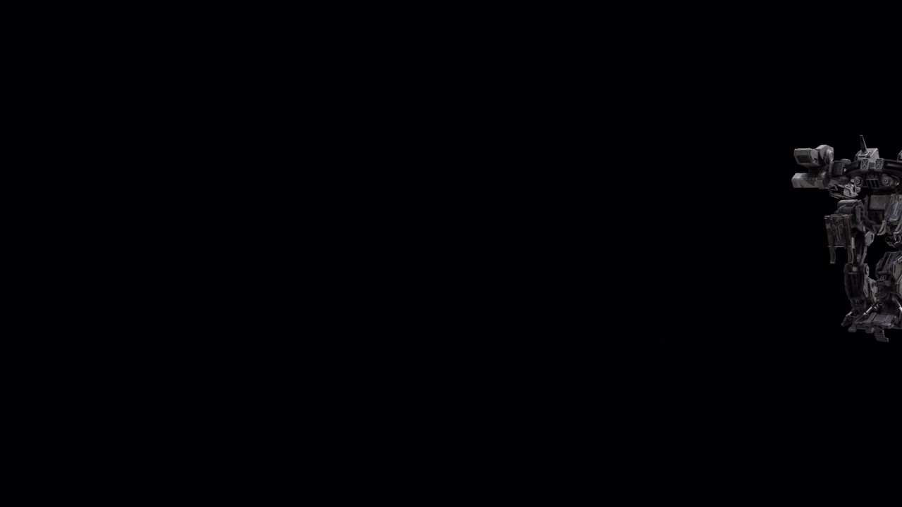 3D Model Of The Robot, Warrior Futuristic Machine Rendering Animation ...