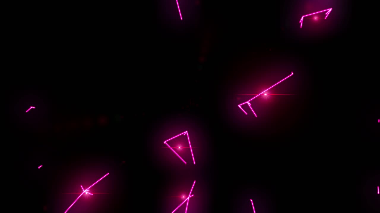 Free stock video - Electrical arcs neon lightning retro future vr voltage glow vector tron loop 4k