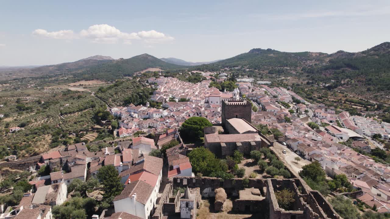 Castelo De Vide Castle, Portugal Free Stock Video Footage Download Clips