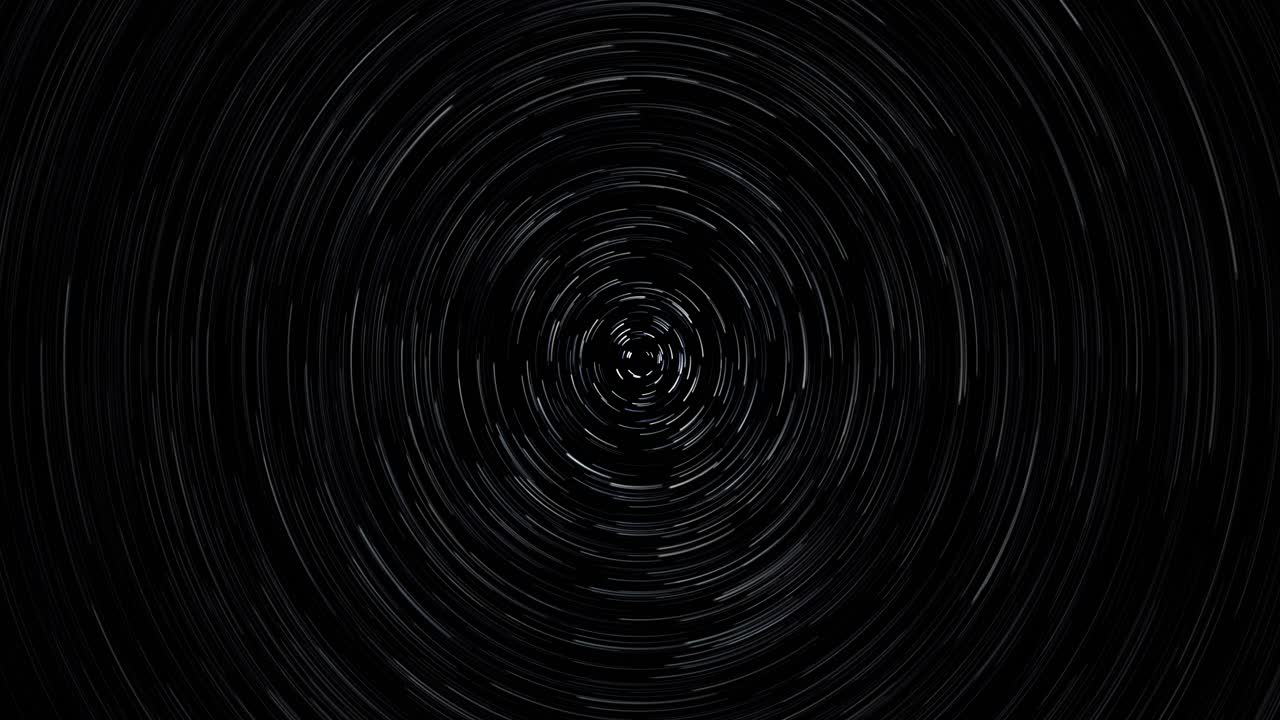 Perfect Startrail Timelapse, Rotating Long Exposure Polar Star During ...