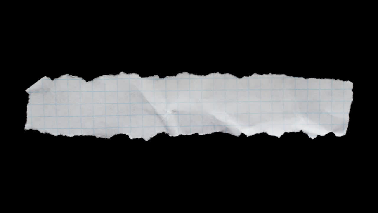 Crumpled Graph Paper Unfolding on Black Background | Premium Stock ...