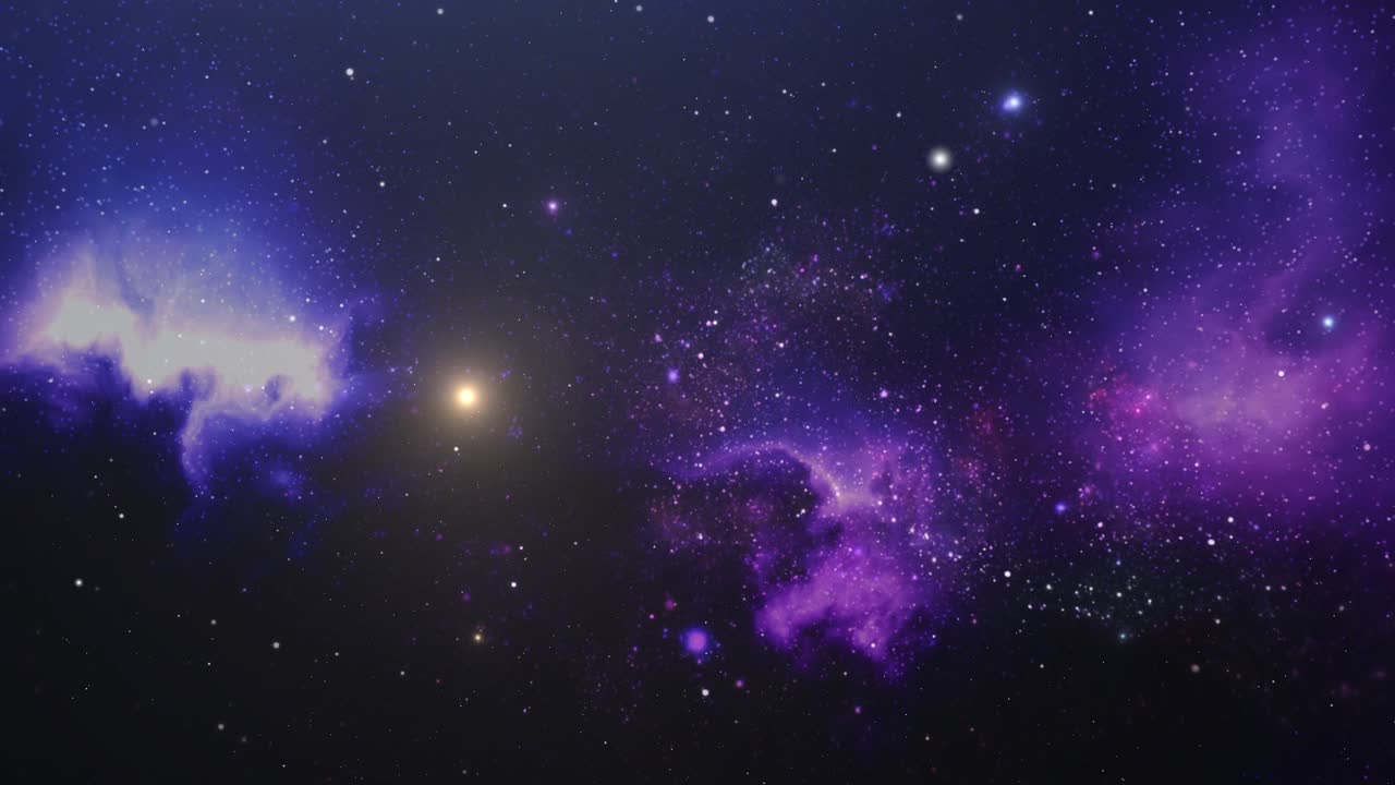 Purple Nebula Moving In Outer Space Free Stock Video Footage Download Clips