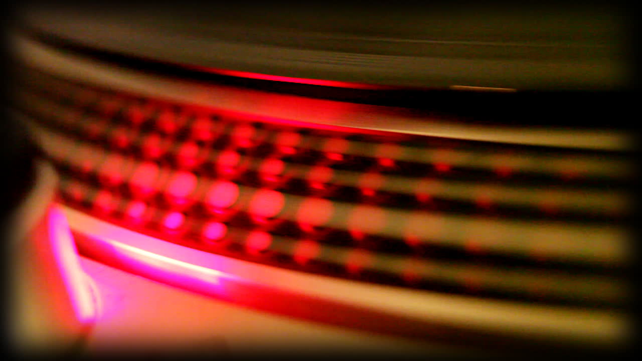 Premium stock video - Decks spinning 00