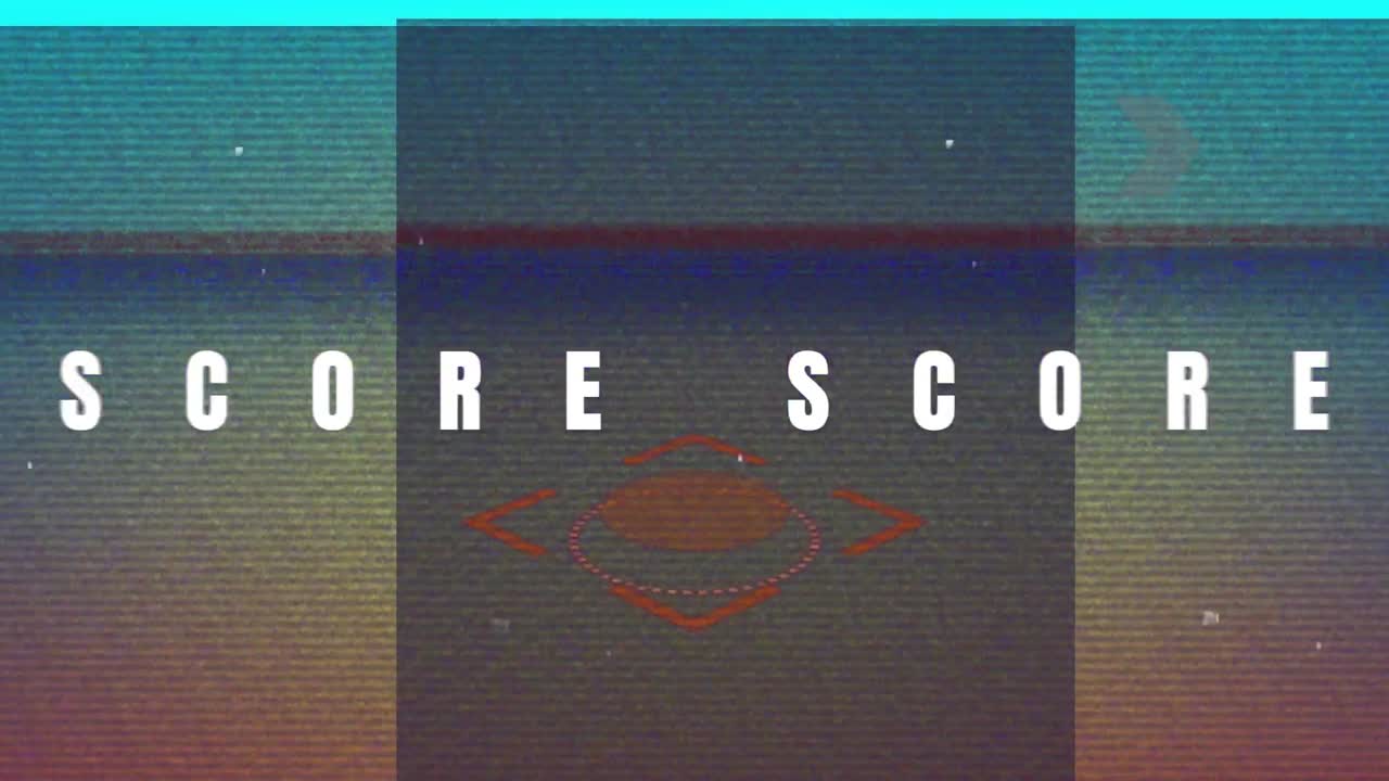 Animation Of High Score Text Over Screen With Glitch Free Stock Video ...