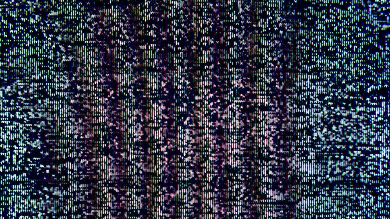 Premium stock video - Damaged tv signal on old television screen, tv ...