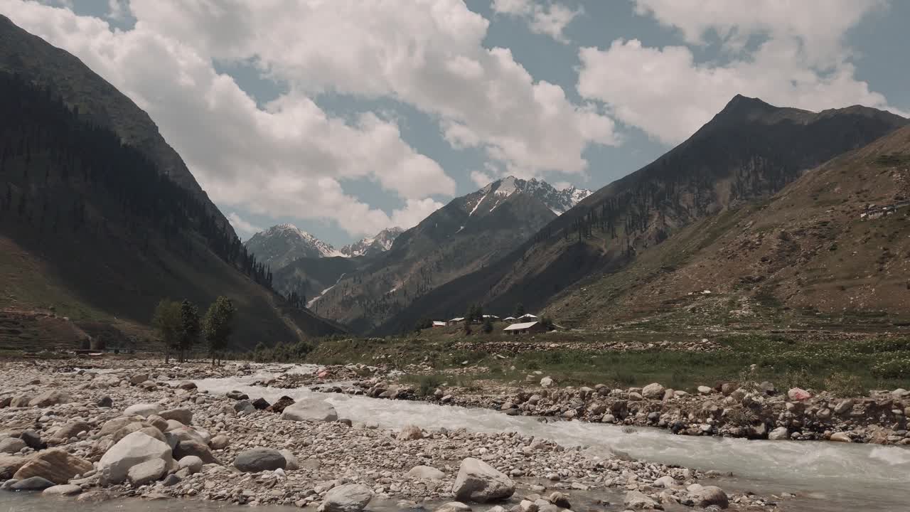 River Flows Through Kaghan Valley Revelshot Free Stock Video Footage ...