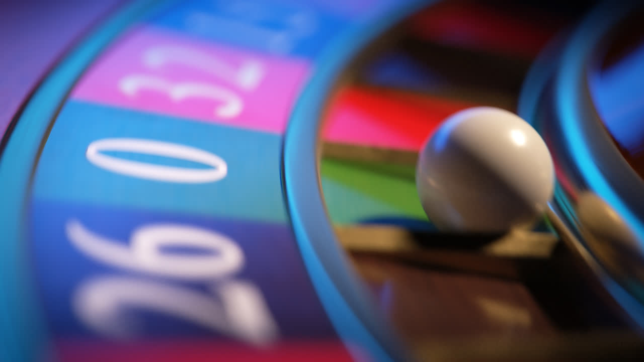 Premium stock video - Close-up of a roulette wheel