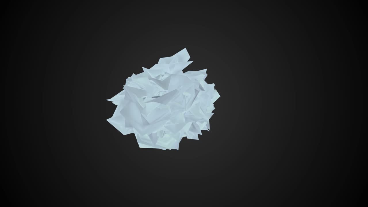 4k Close-Up Of Crumpled Paper Ball Over - loop | Premium Stock Video ...
