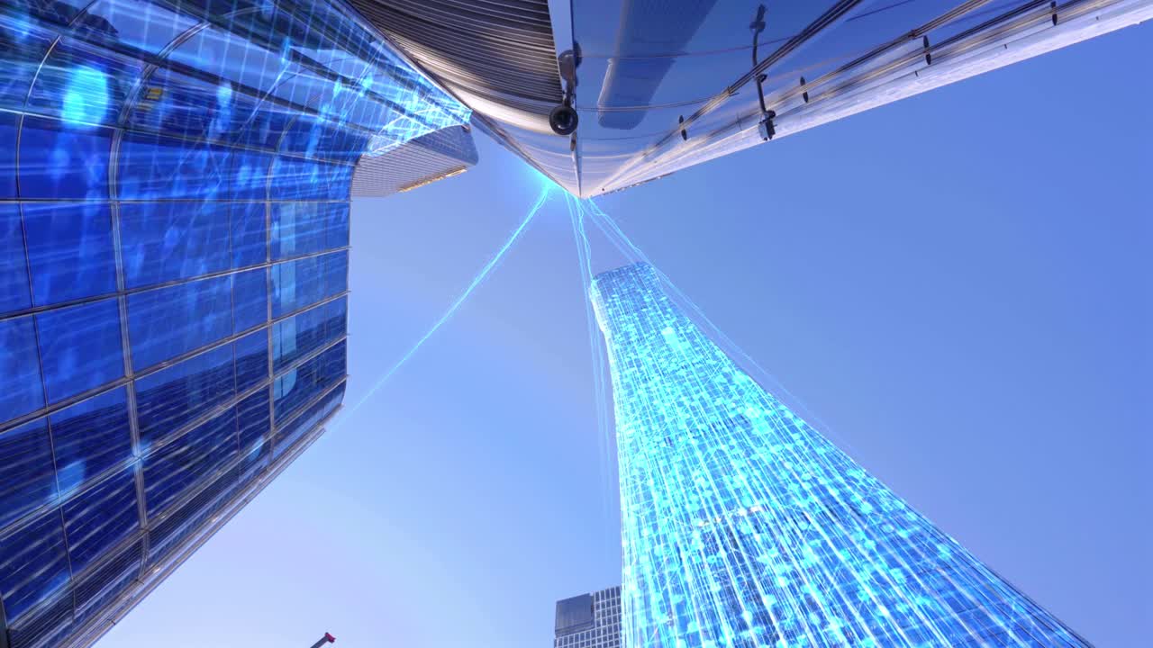 Premium stock video - Technological city smart city china science and ...