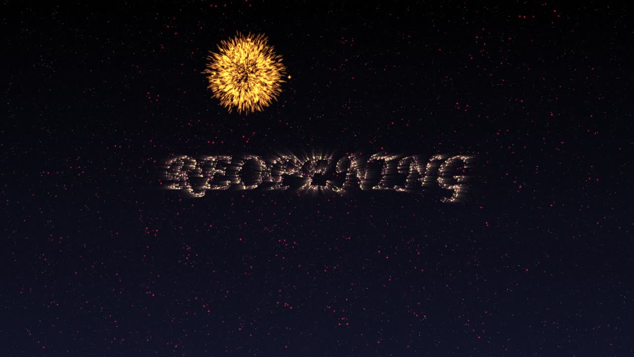 Premium stock video - Colorful firework animation for opening or ...