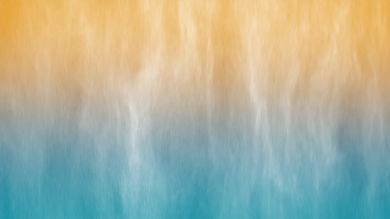 Wavy Water Vapor Rising Against Yellow and Blue Gradient Backdrop ...