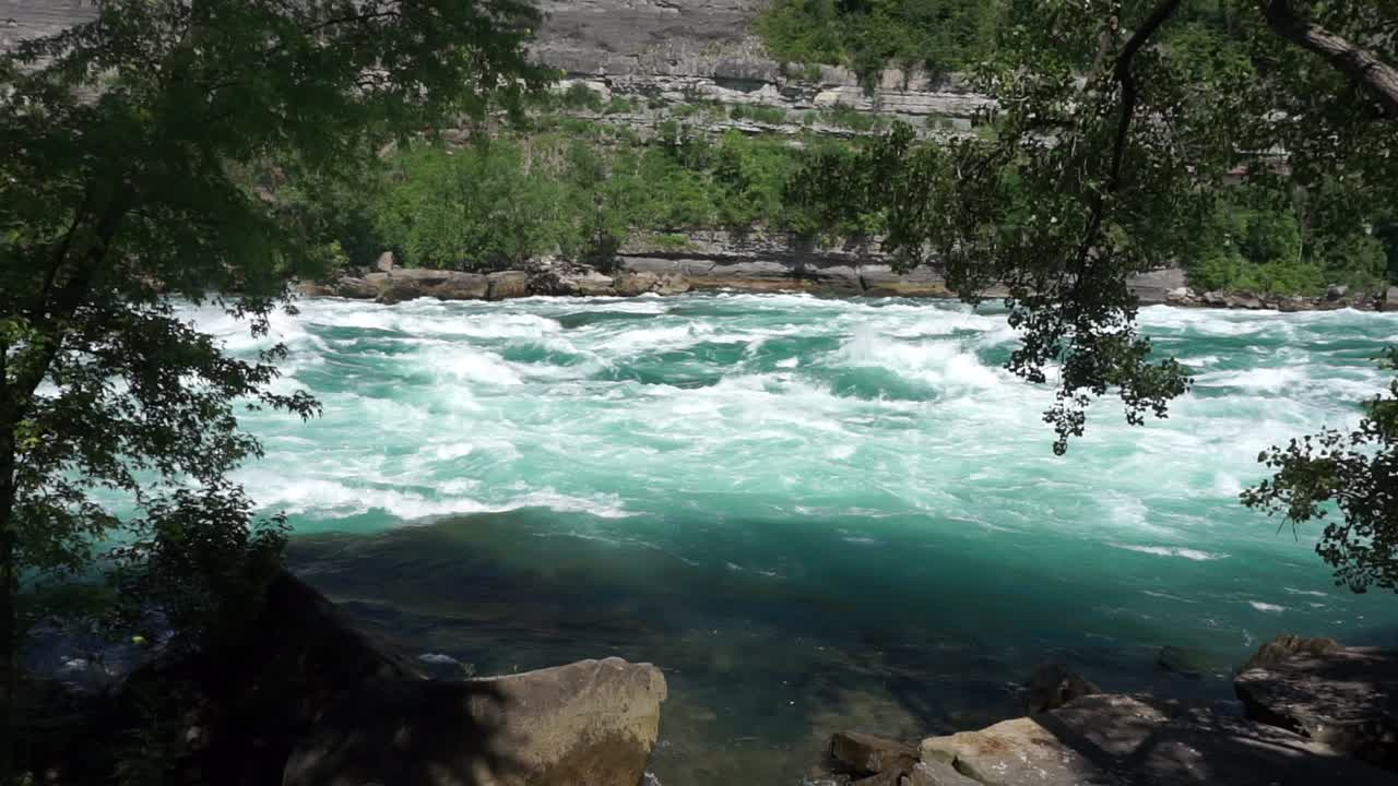 Niagara falls white water walk, niagara rapids | Premium Stock Video ...
