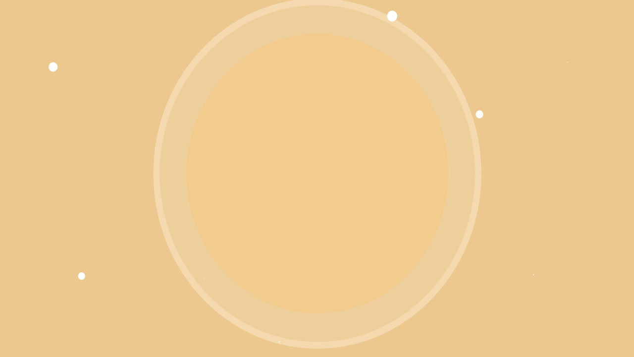 Premium stock video - Animation of pulsating circle on yellow ...