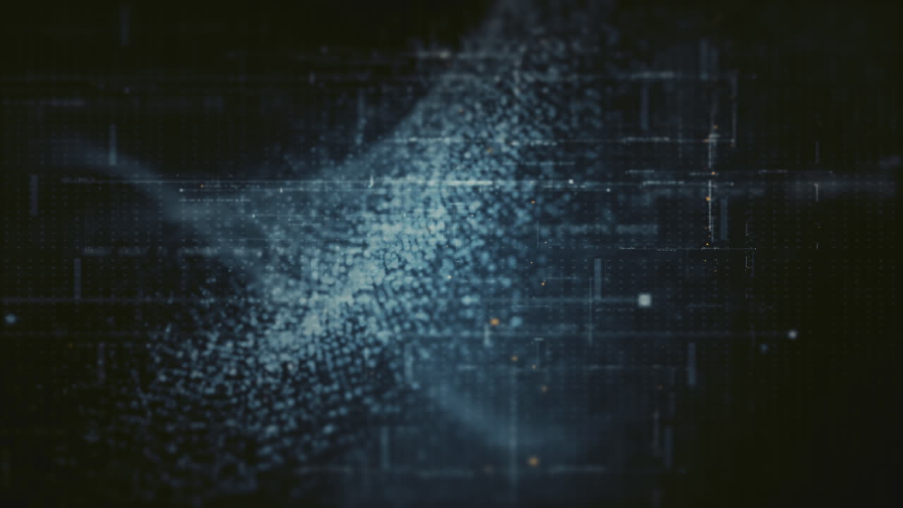 Futuristic Abstract De-focus Metaverse Data Matrix, Meta, Telemetry And ...