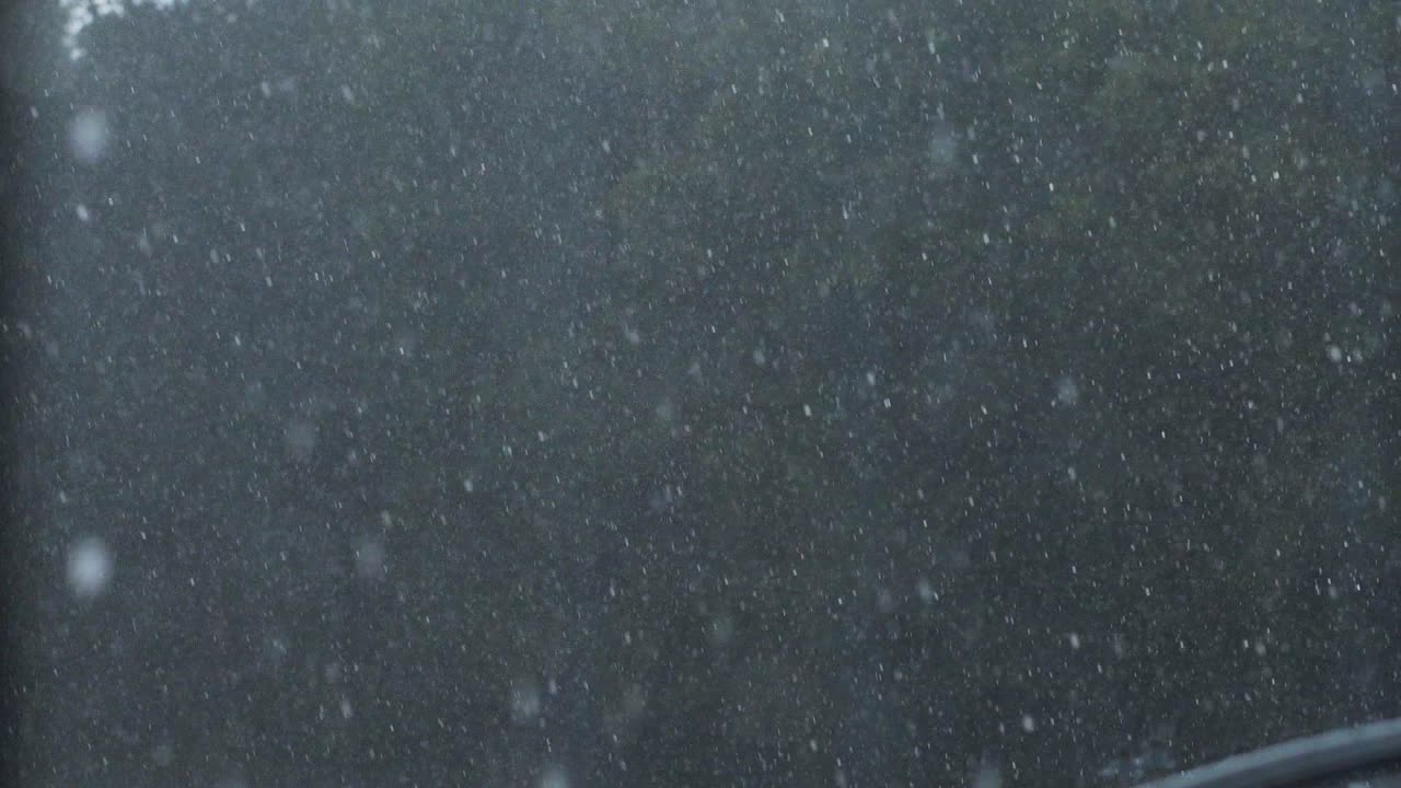 Premium stock video - Close up of heavy rain 11