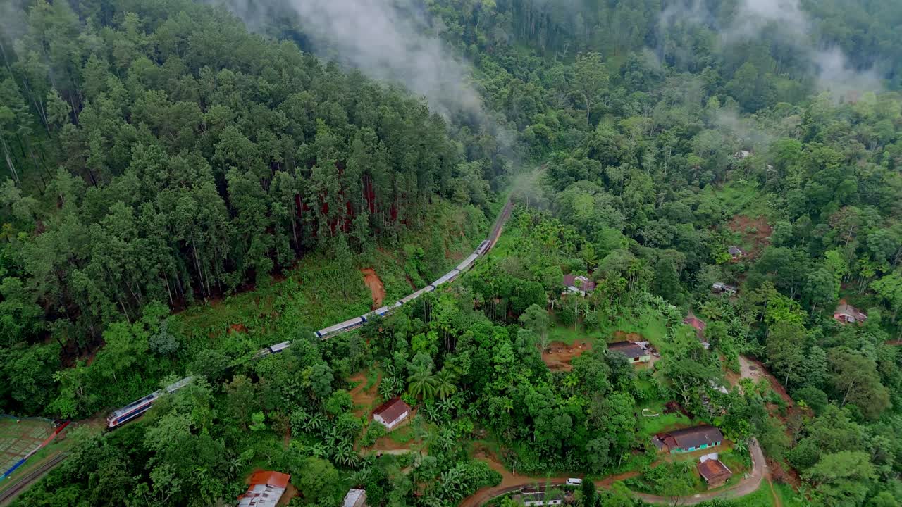 Aerial Drone View of Nine Arches Bridge in Ella, Sri Lanka | Premium ...