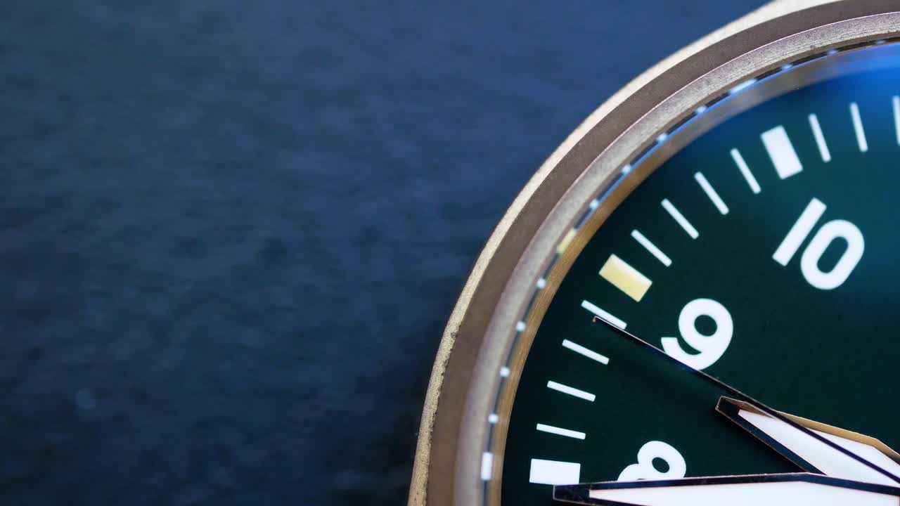 The Flow Of A Watch Seconds Hand Taken By A Close-up Free Stock Video ...